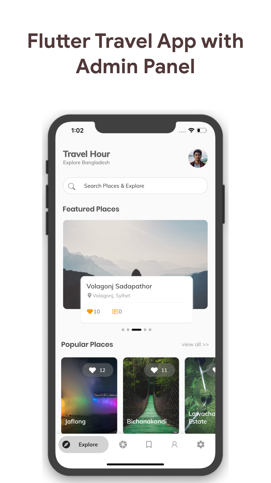 Flutter Travel App - Travel Hour Flutter Travel App - Travel Hour